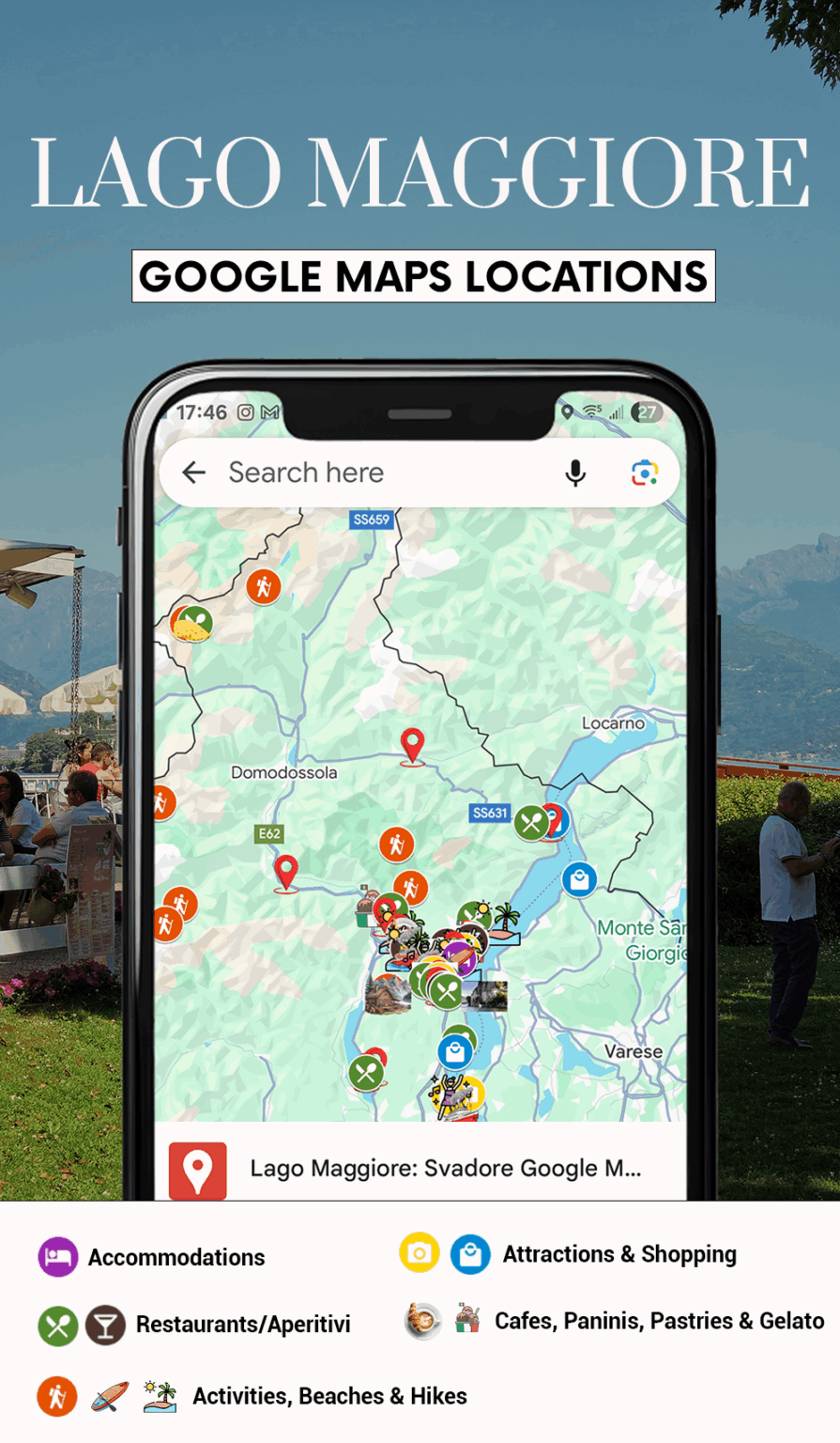 Lago Maggiore Google Maps • Svadore